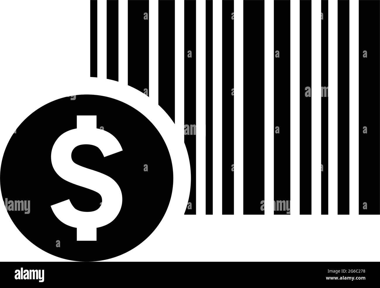 Bar code, price code icon - Vector EPS file. Perfect use for print media, web, stock images ...
