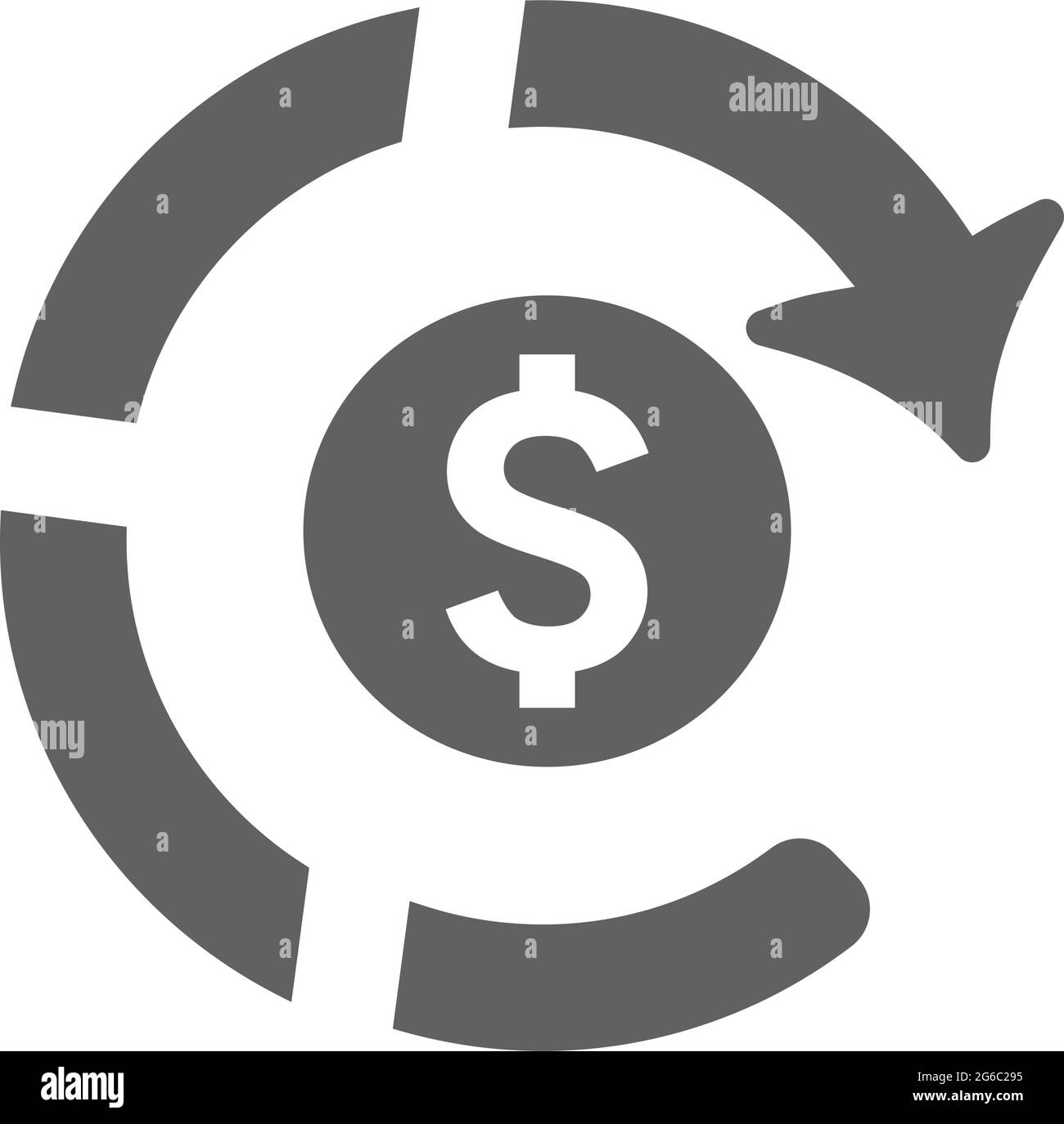 Refund, restore, money back icon - Simple editable vector EPS file ...