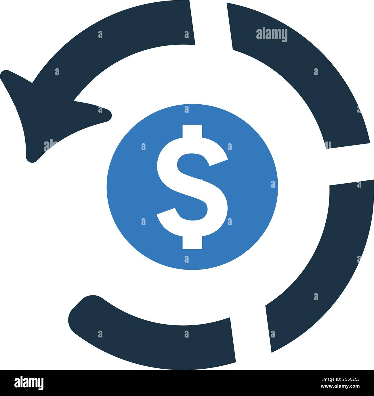 Refund, restore, money back icon - Simple editable vector EPS file ...