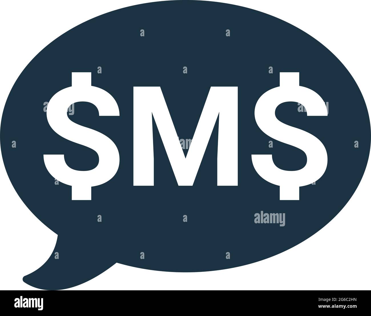 Text message, communication, sms icon - Simple editable vector EPS file ...