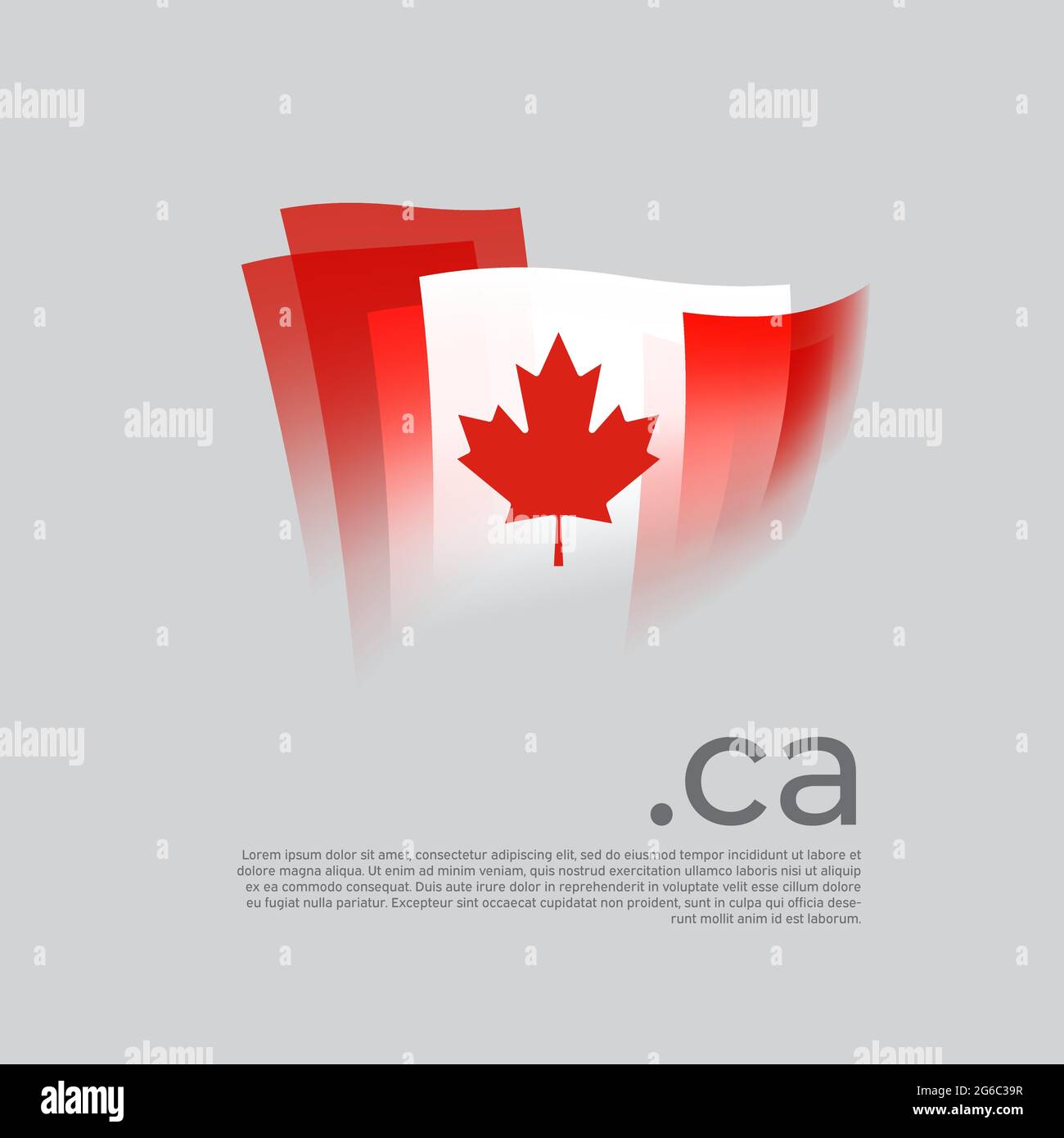 Canada flag. Canadian flag painted with abstract brush strokes on a ...