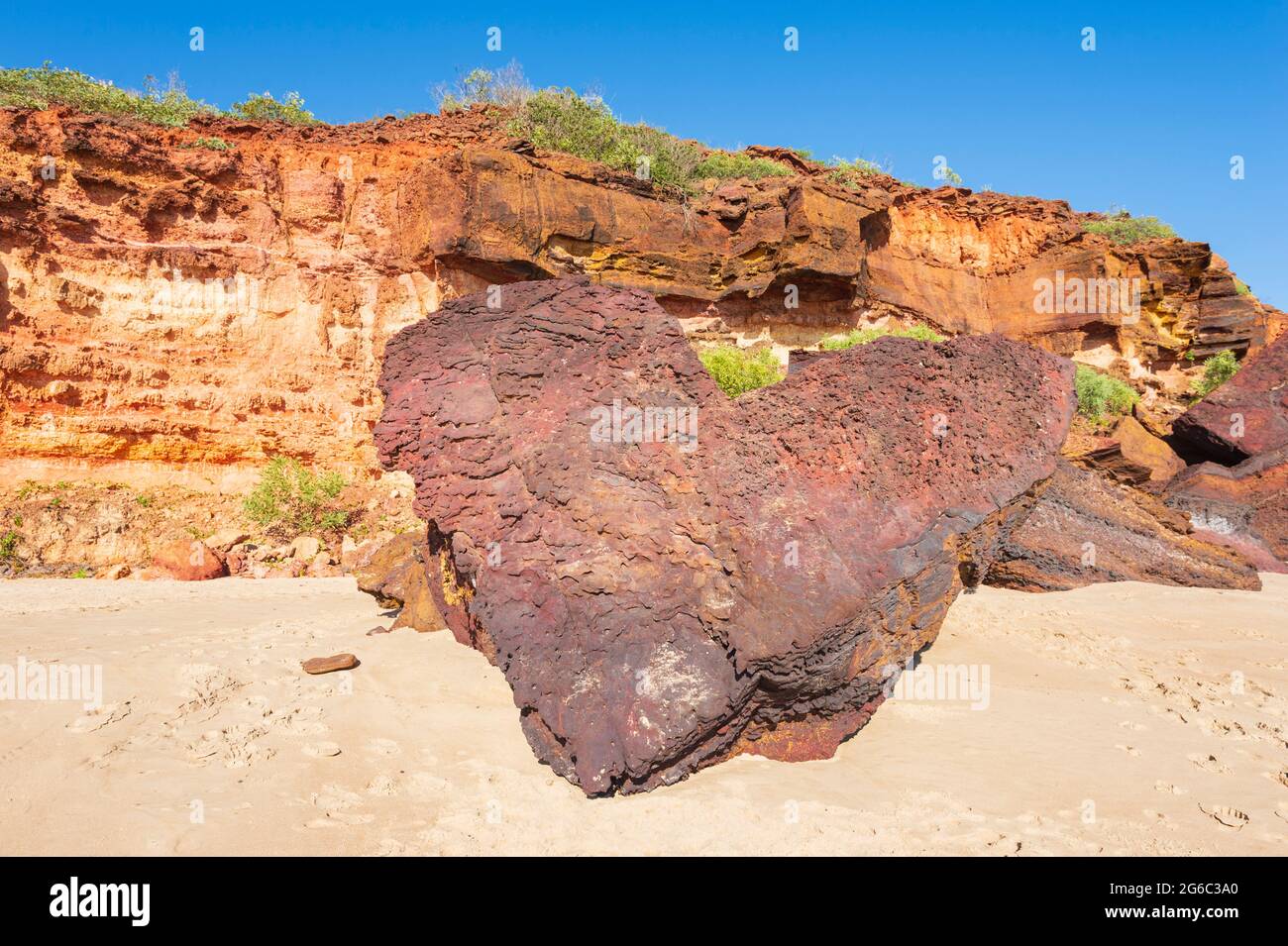This heart-shaped rock is a tourist attraction at Pender Bay Escape ...