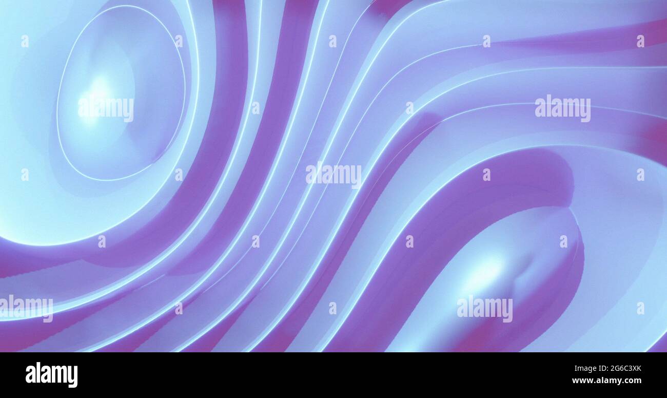 Lght and shadow playing on moving 3d grooved absract white shape Stock ...