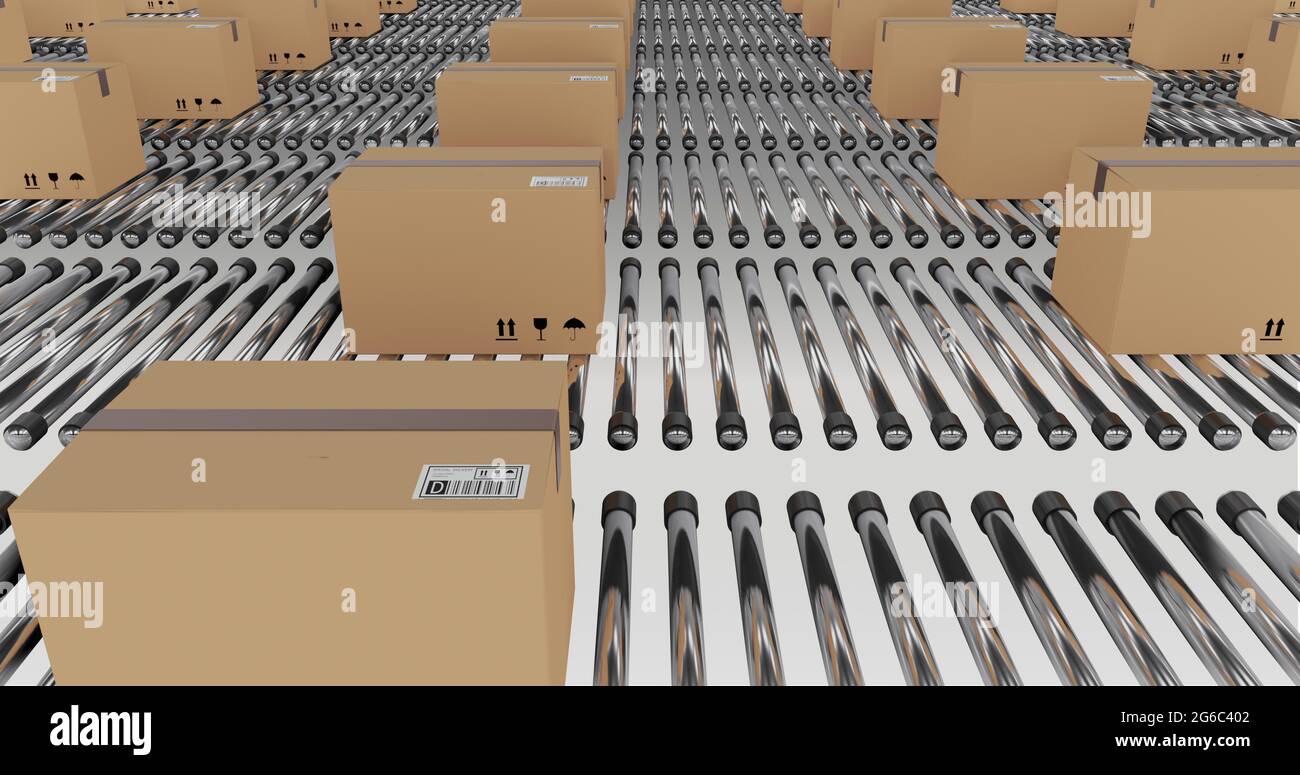 Conveyor belt conveyor belts hi-res stock photography and images - Alamy