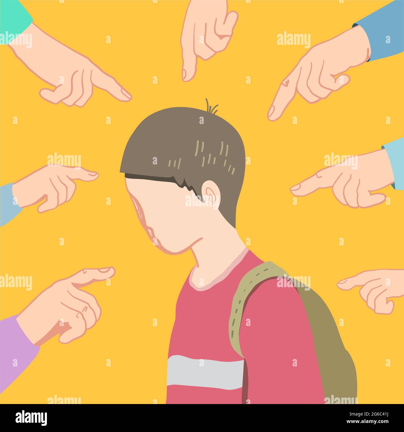 Bullying and school Stock Vector Images - Alamy