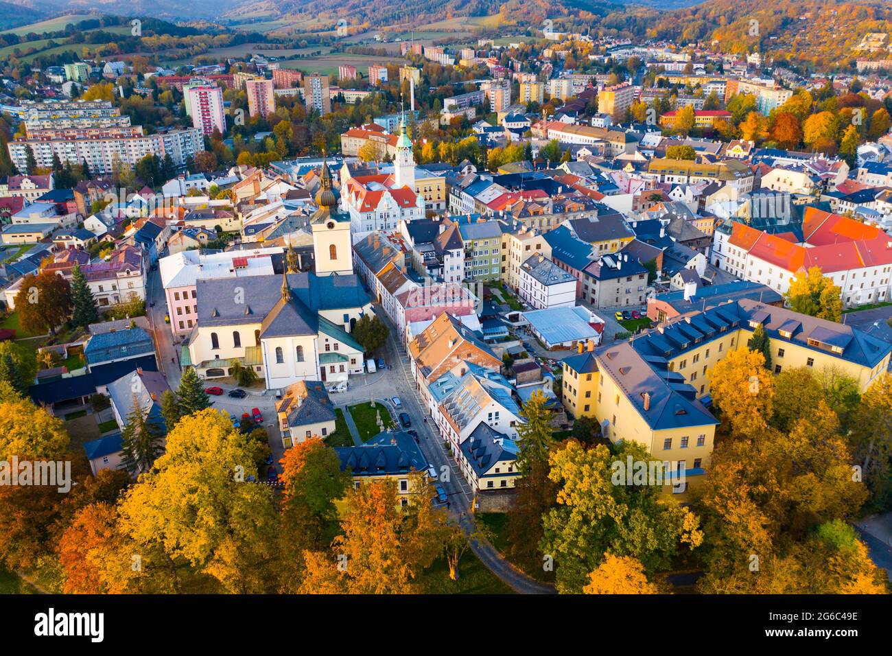 Drone view st john baptist hi-res stock photography and images - Alamy