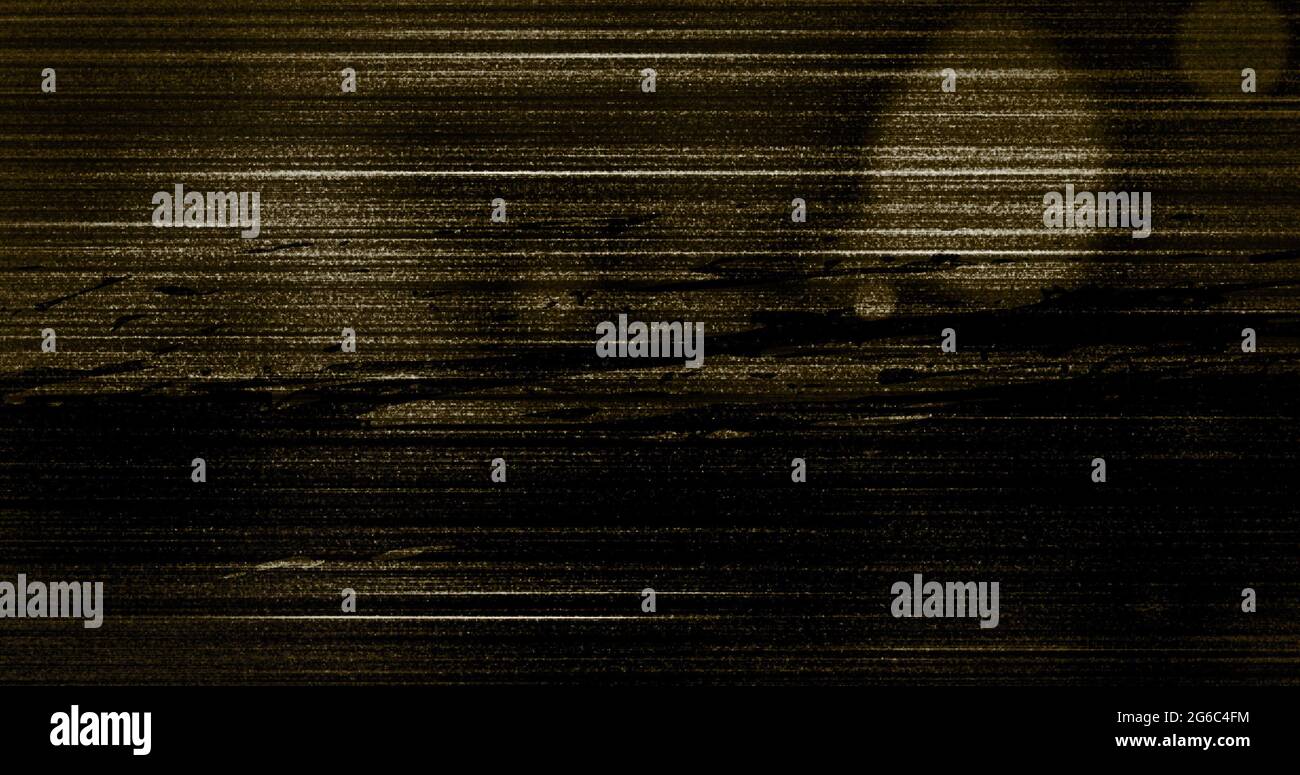 Image of multiple black and brown squiggles, lines and spots moving on ...
