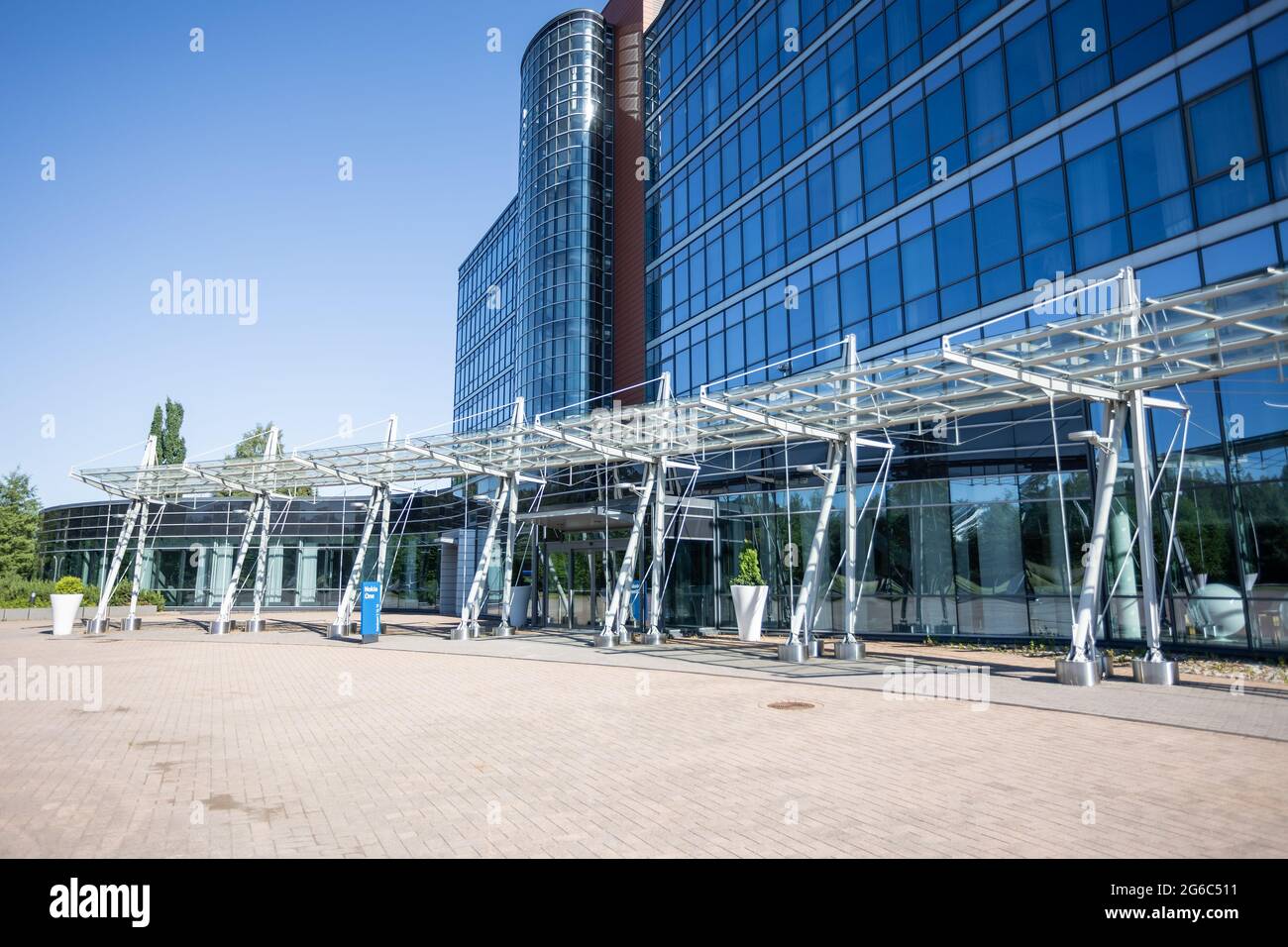 Nokia Corporation head office main entrance Stock Photo - Alamy