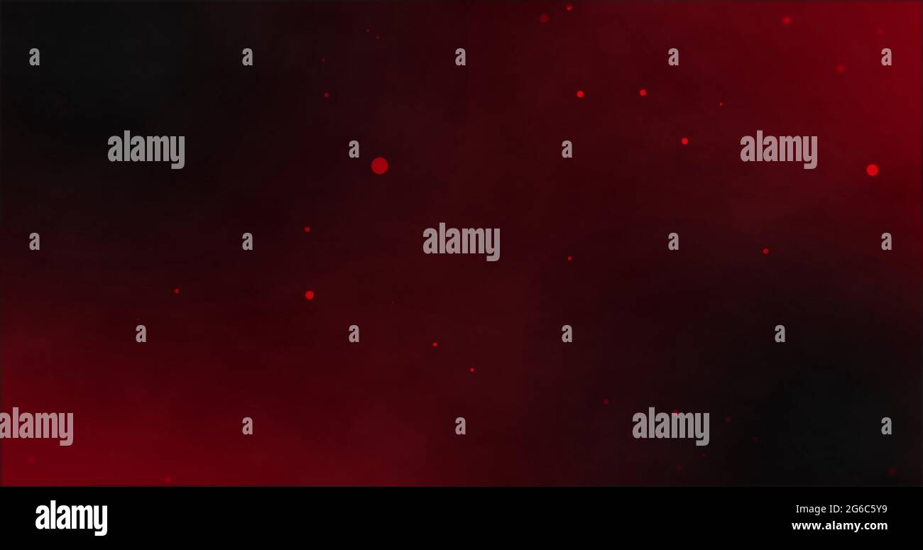 Red spots moving against black background Stock Photo - Alamy