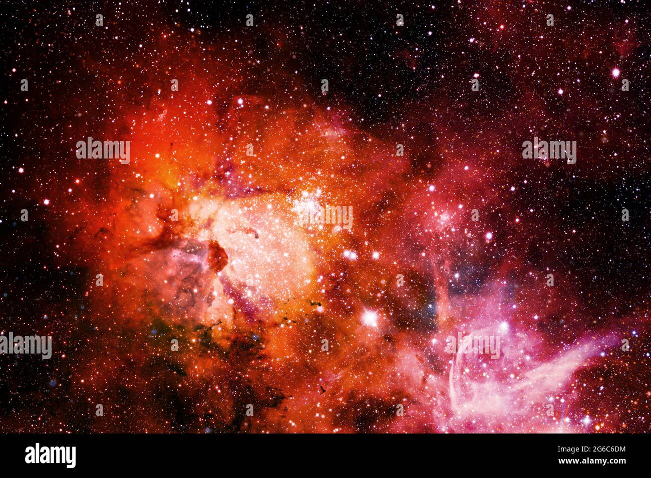 Cluster of stars. Starfield. Nebula. Elements of this image furnished ...