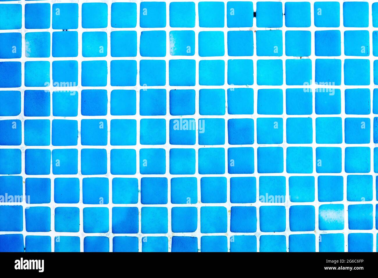 Background of blue small tiles at a swimming pool Stock Photo - Alamy