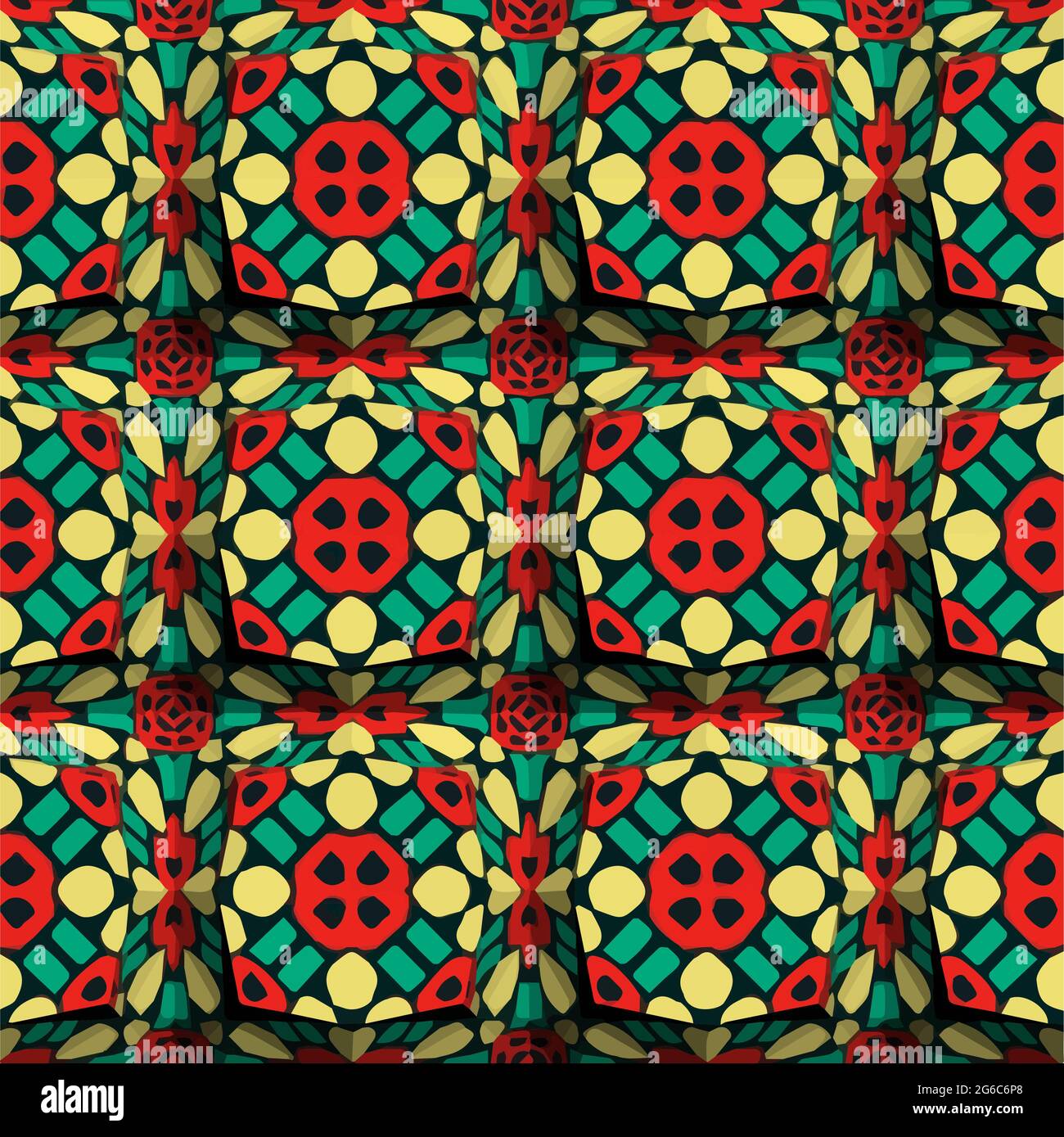 abstract drawing on uneven fabric or paper . seamless background with ...