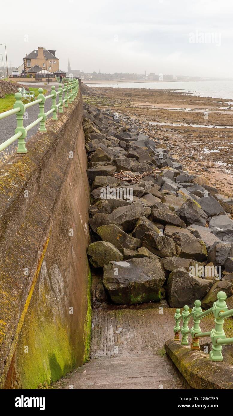 Joppa Salt Pans where salt was mined here and is on the East side of ...