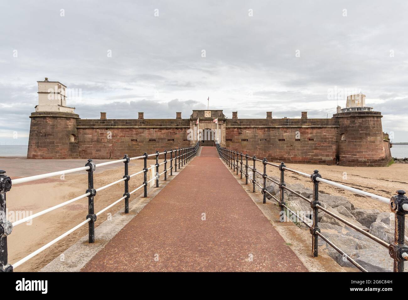 Fort Perch Rock, New Brighton, Wirral, UK Stock Photo - Alamy