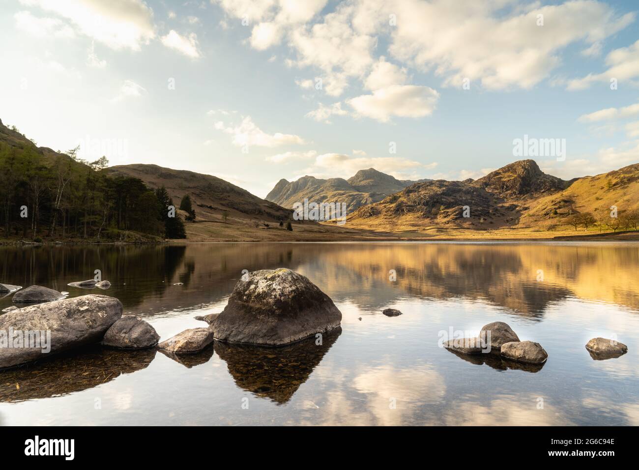 Blea Tarn Landscape photo with some epic water reflections in the water ...