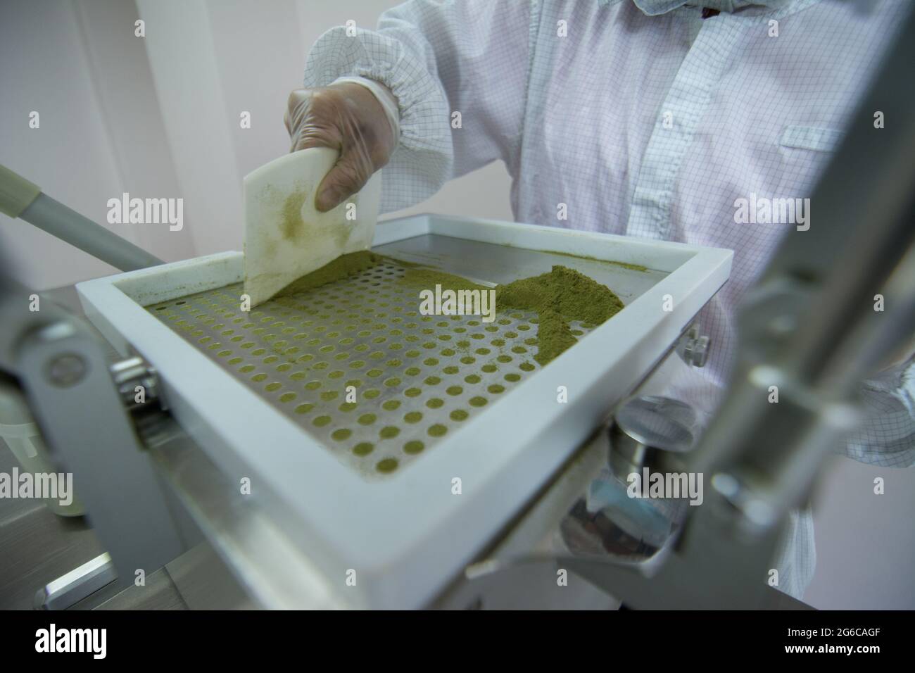 Laboratory equipment for making soft gel capsule Stock Photo - Alamy
