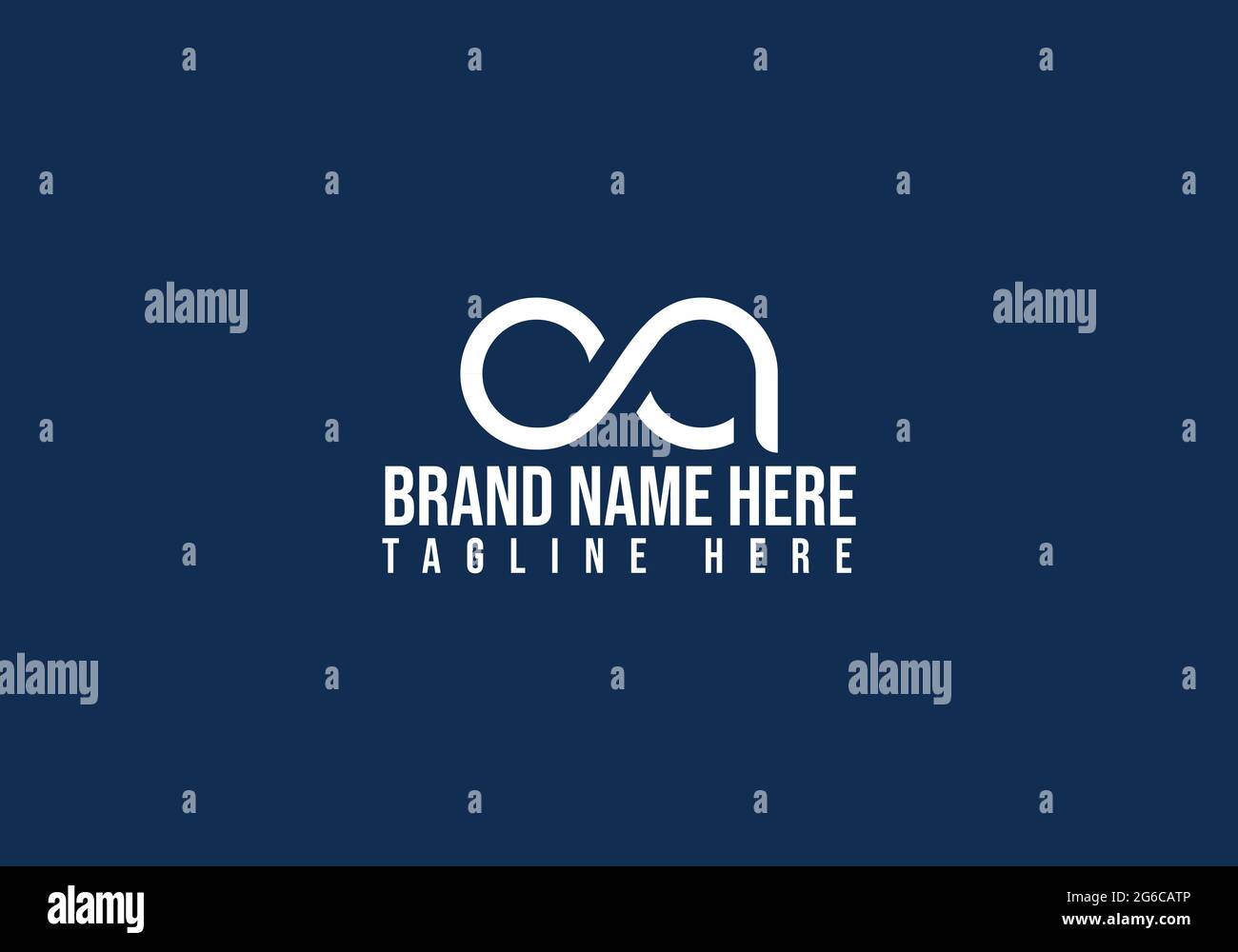 CA letter logo design and vector template design Stock Vector Image ...