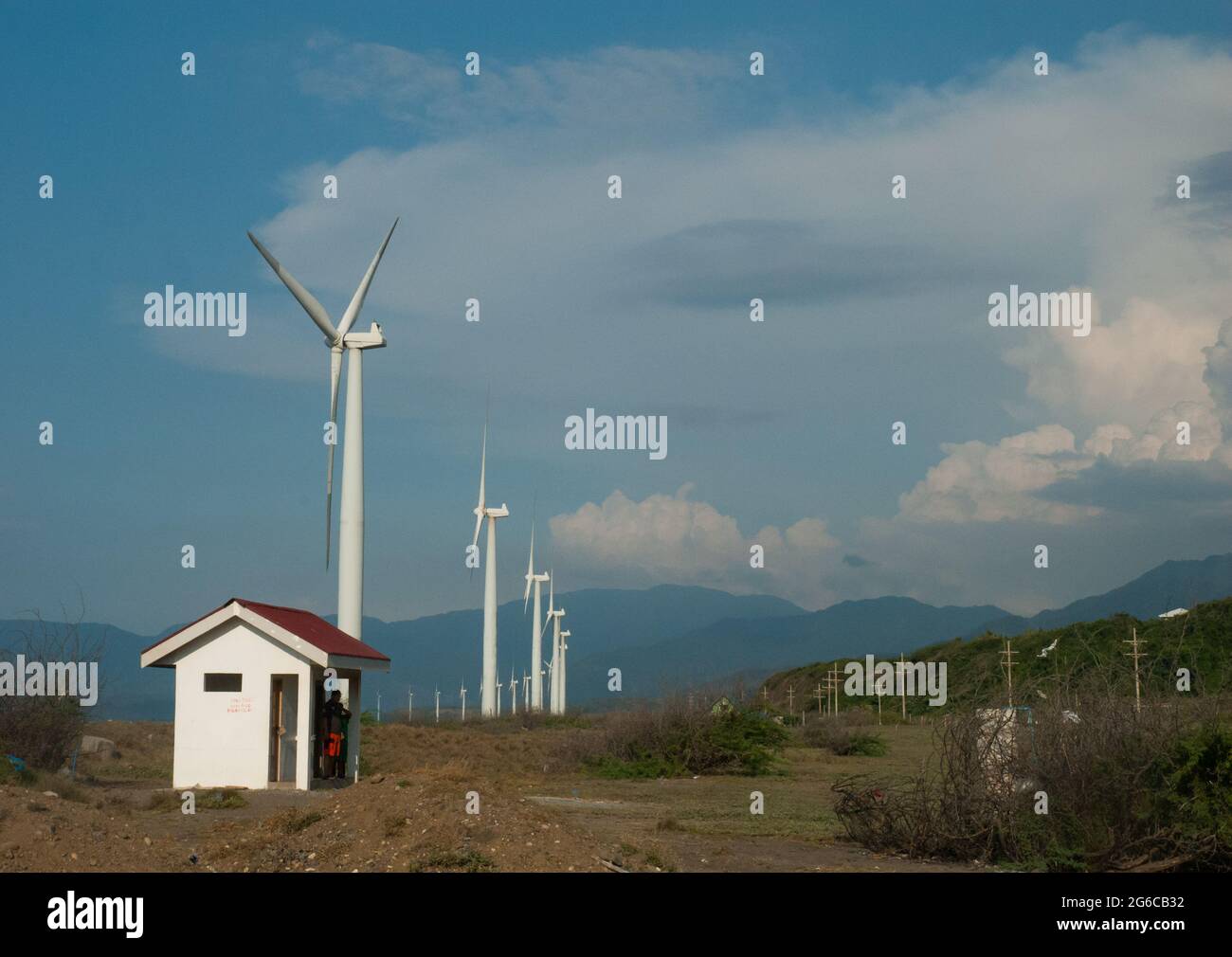 Philippines beach wind turbine hi-res stock photography and images - Alamy