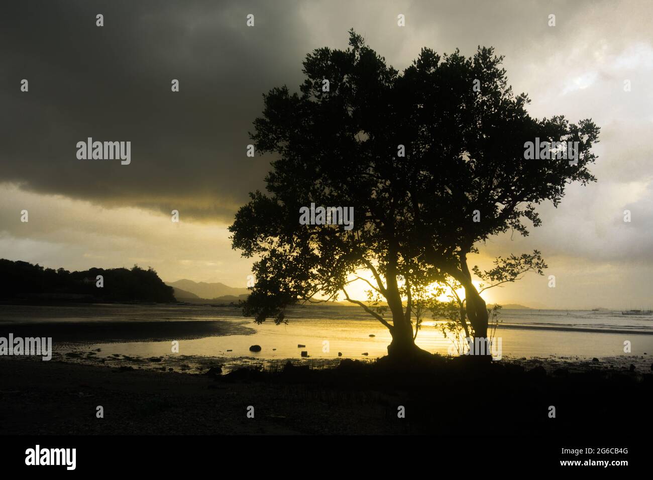 Sunshine over the sea after the storm Stock Photo - Alamy