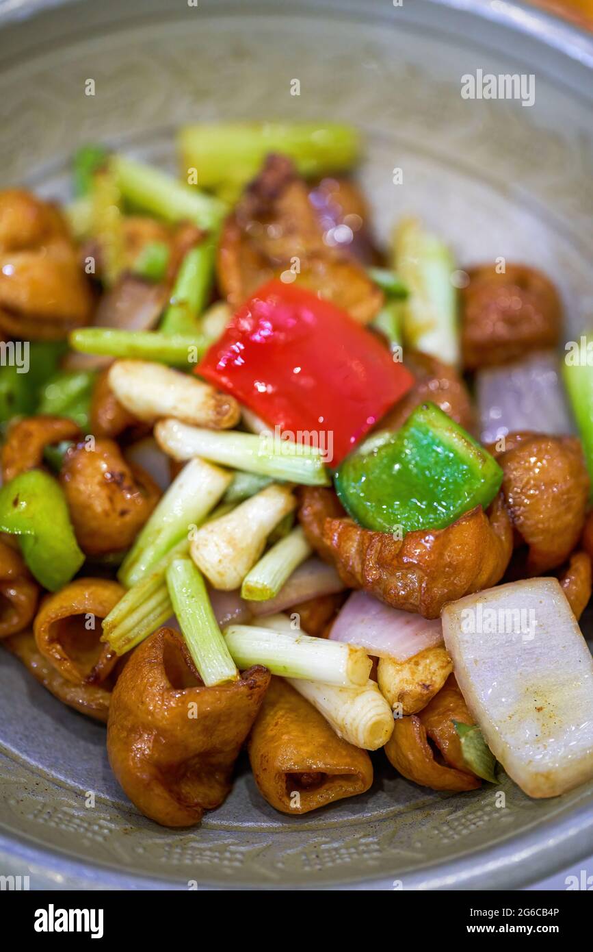 Stir fried fatty intestine hi-res stock photography and images - Alamy