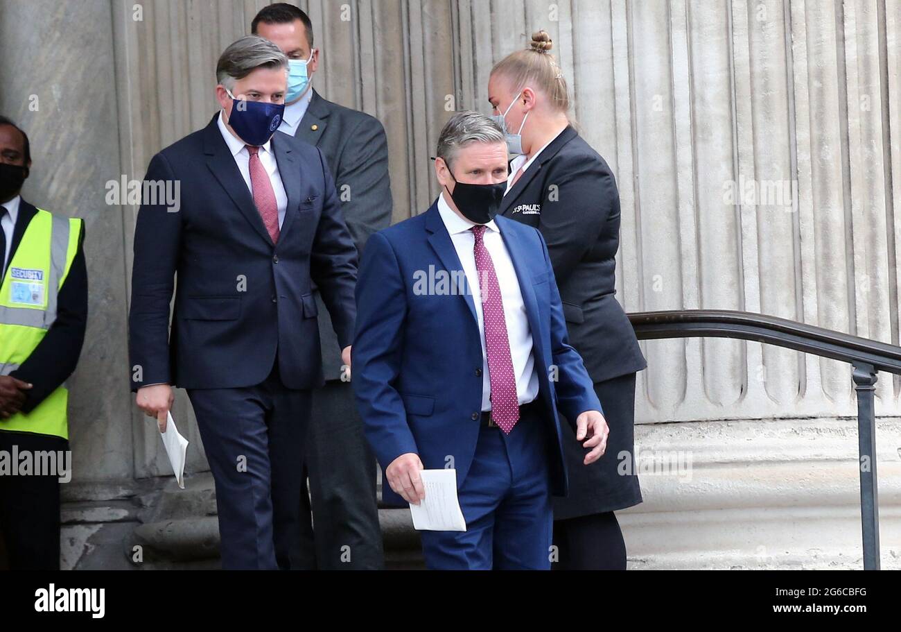 London, England, UK. 5th July, 2021. Labour leader KEIR STARMER is seen ...