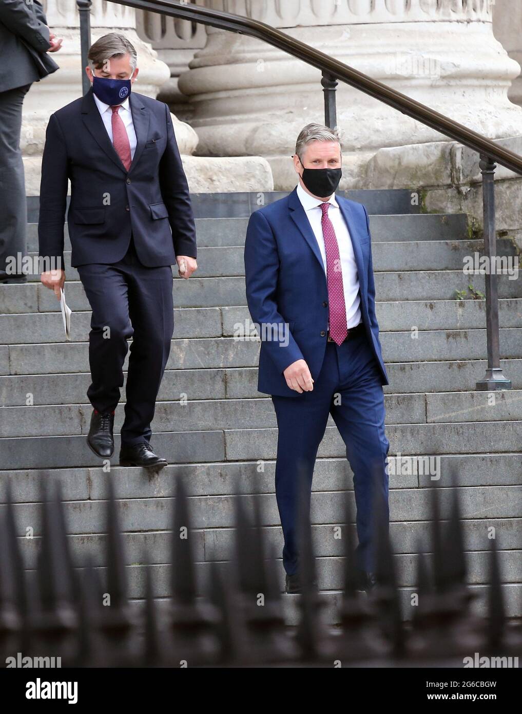 London, England, UK. 5th July, 2021. Labour leader KEIR STARMER is seen ...