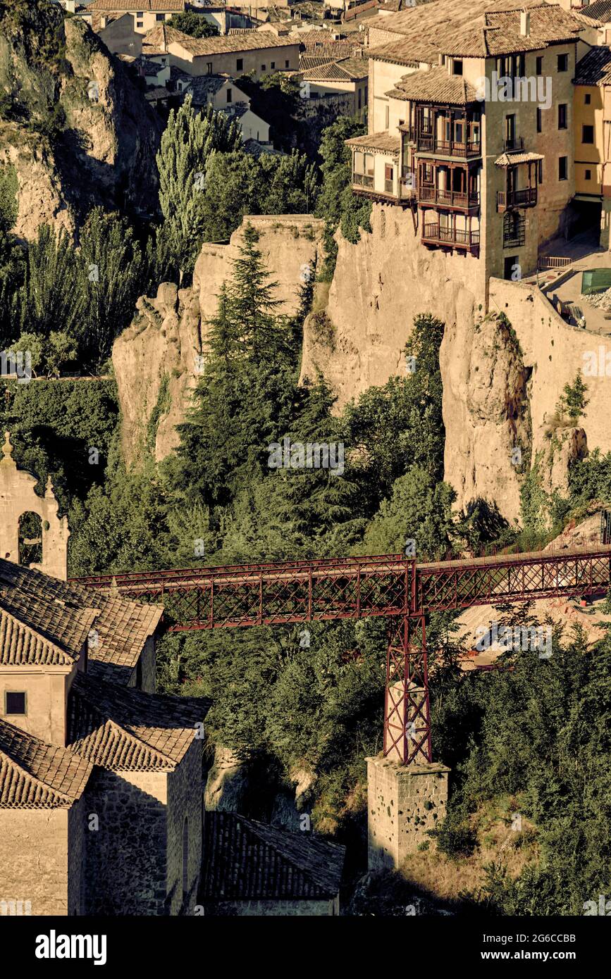 Casa Colgada or Hanging Houses, now housing the Museum of Spanish ...