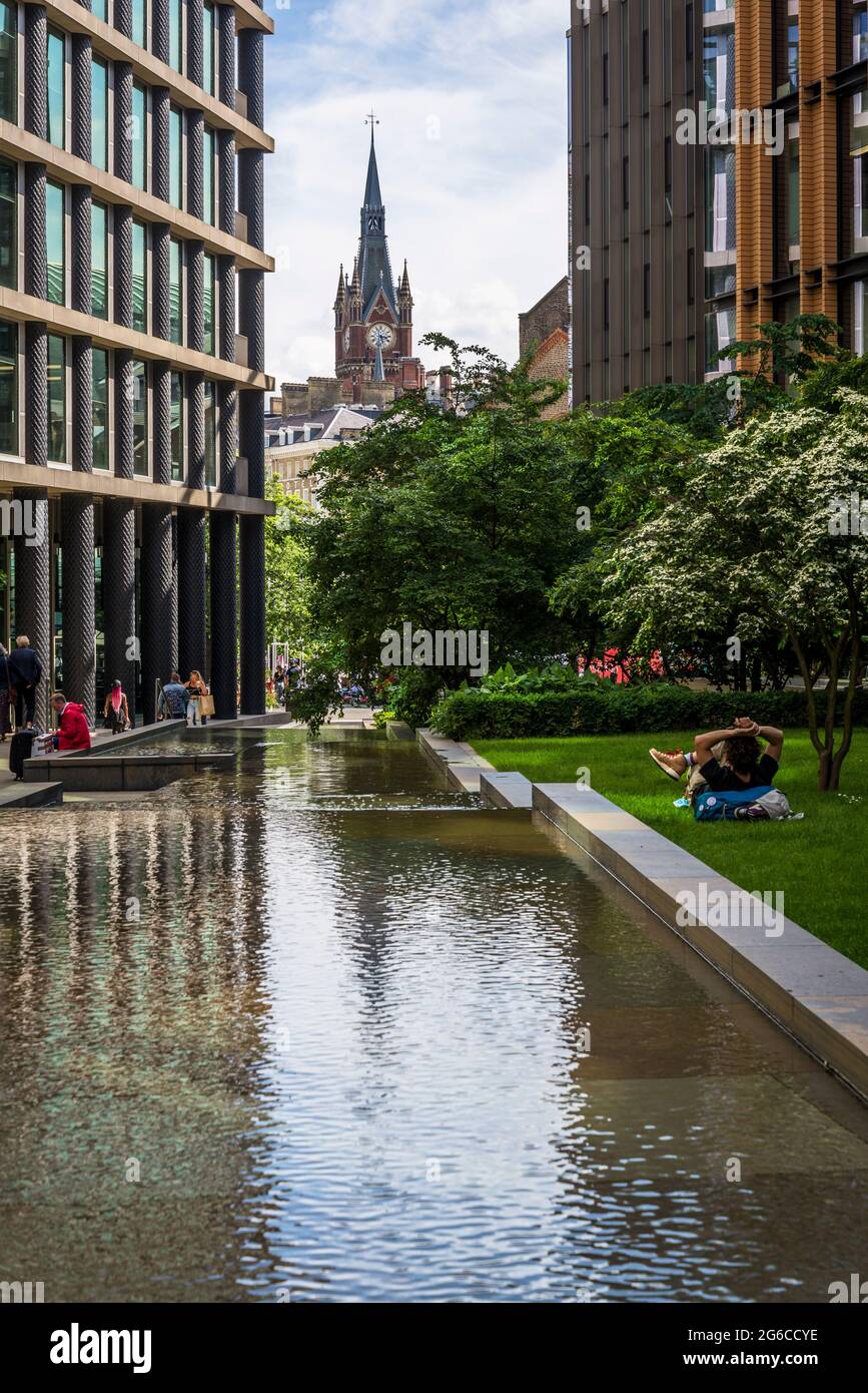 Pancras Square, King's Cross urban regeneration, London, England, UK ...