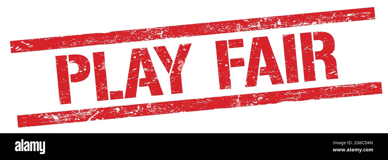 Play fair text hi-res stock photography and images - Alamy