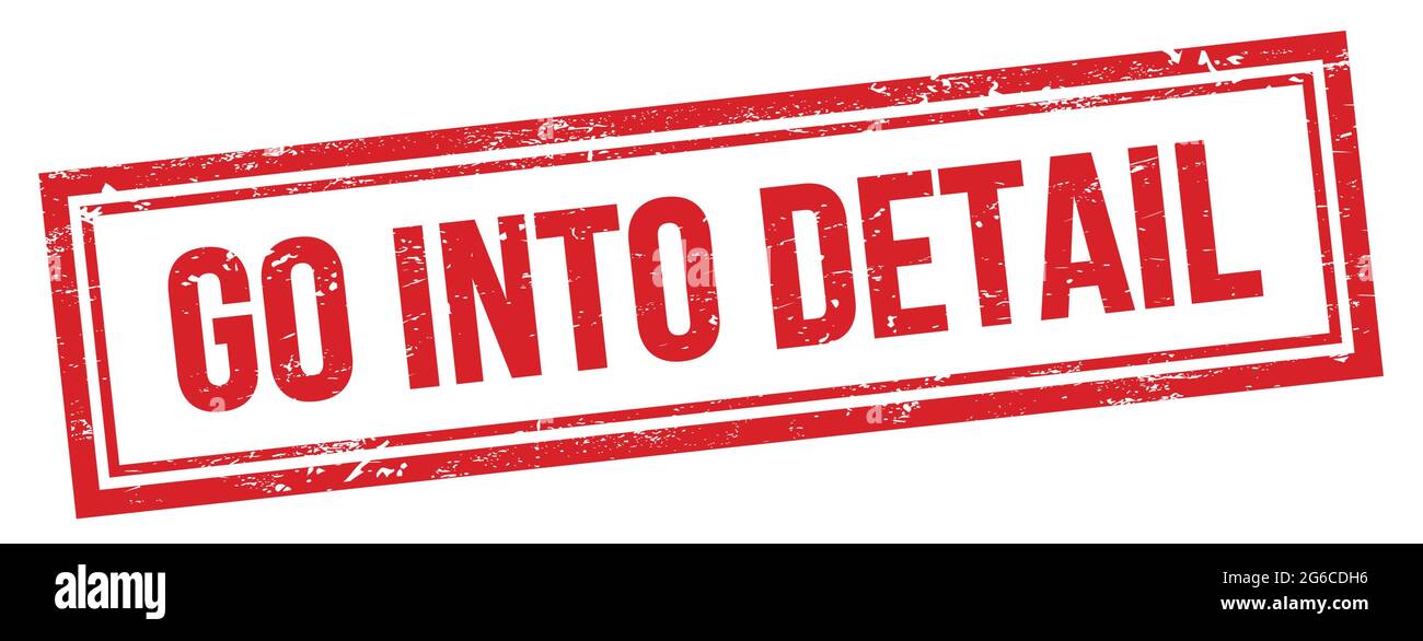 Go into detail stamp hi-res stock photography and images - Alamy