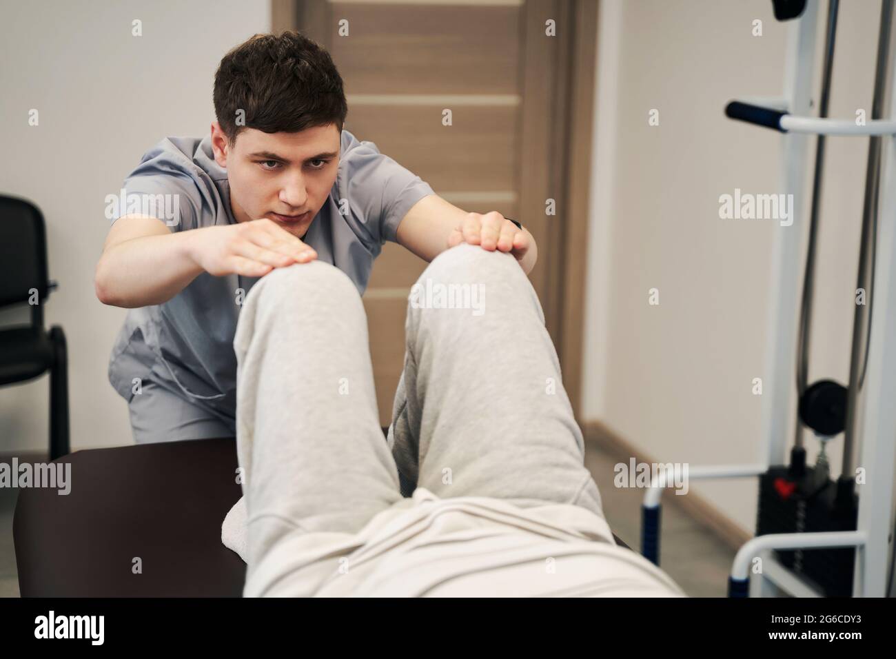 Lowering therapy hi-res stock photography and images - Alamy