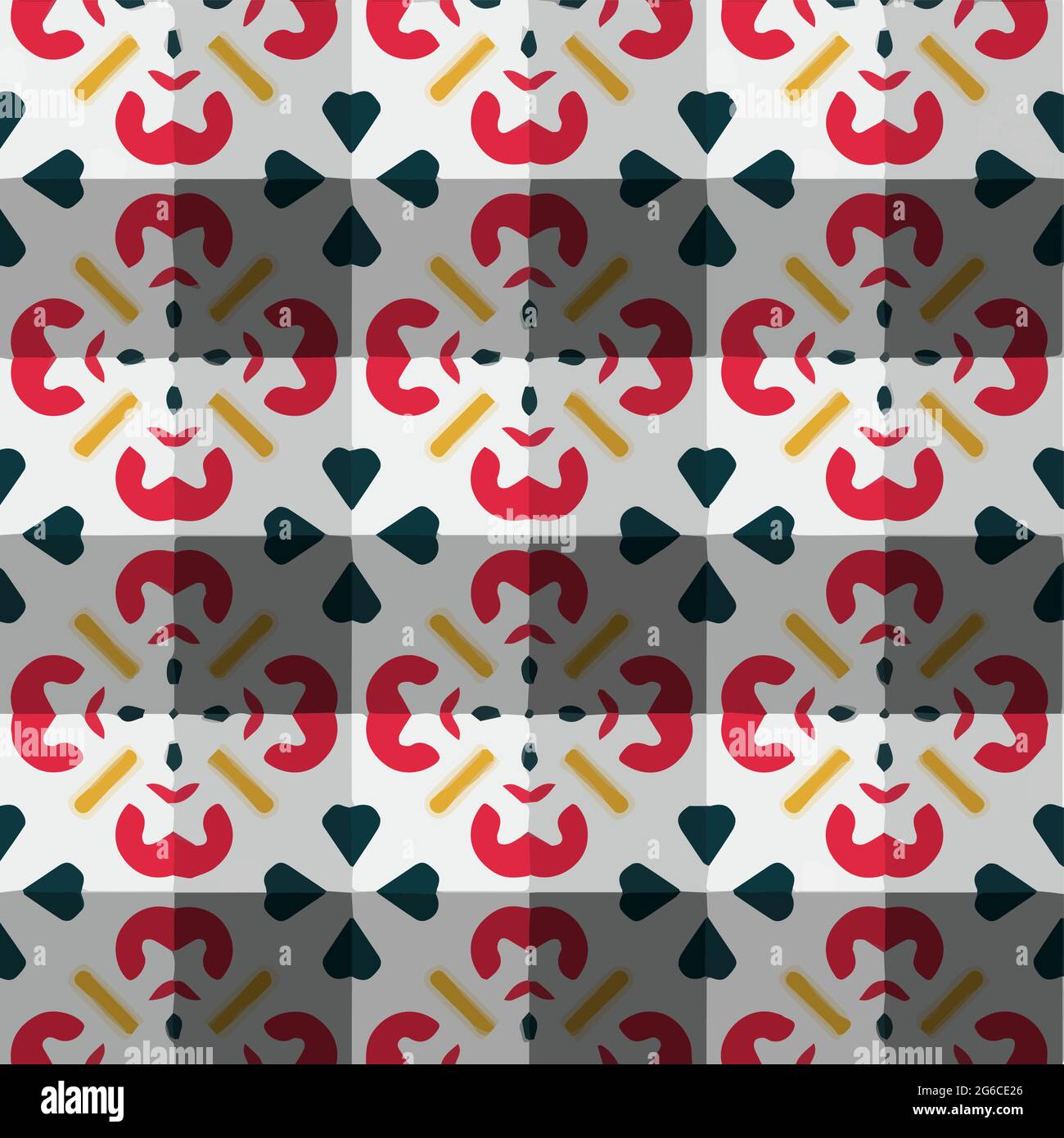 abstract drawing on uneven fabric or paper . seamless background with ...