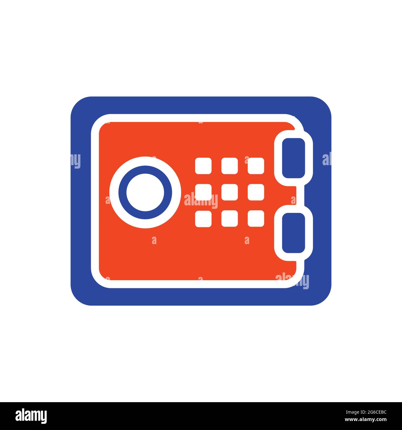 Bank safe outline glyph icon. Finances sign. Graph symbol for your web ...