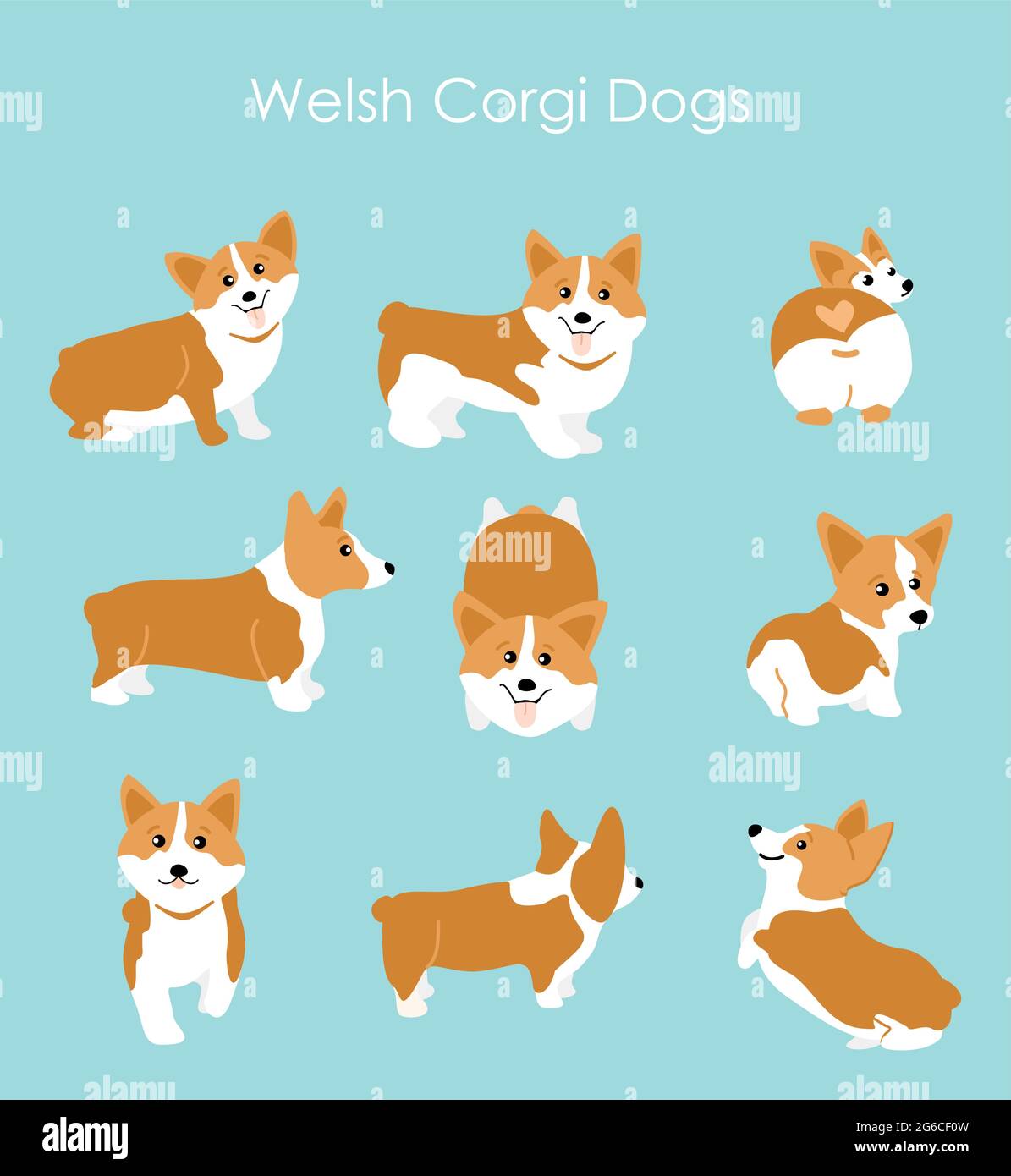 Animal corgi Stock Vector Images - Alamy