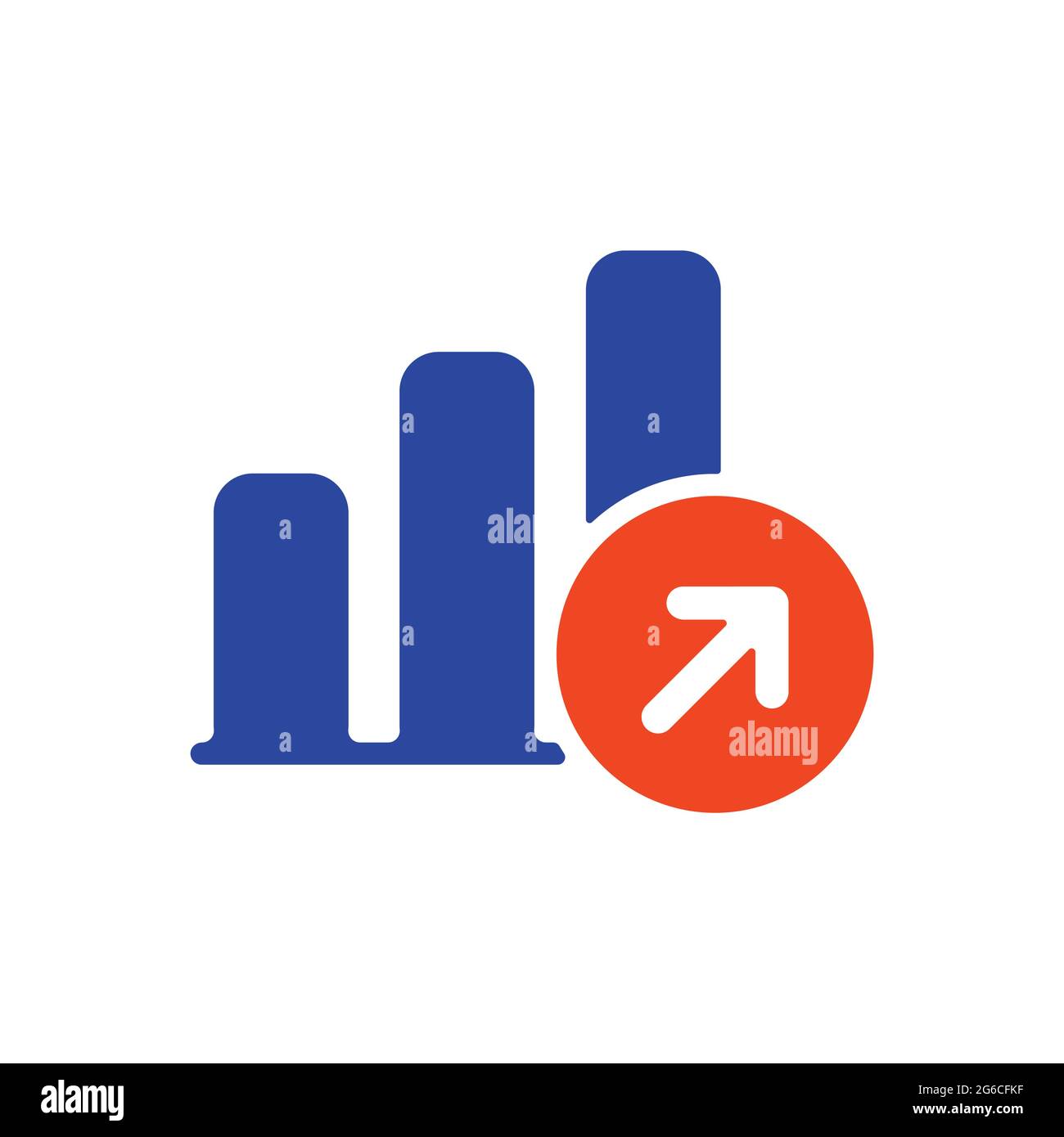 Growth graph outline glyph icon. Finances sign. Graph symbol for your ...