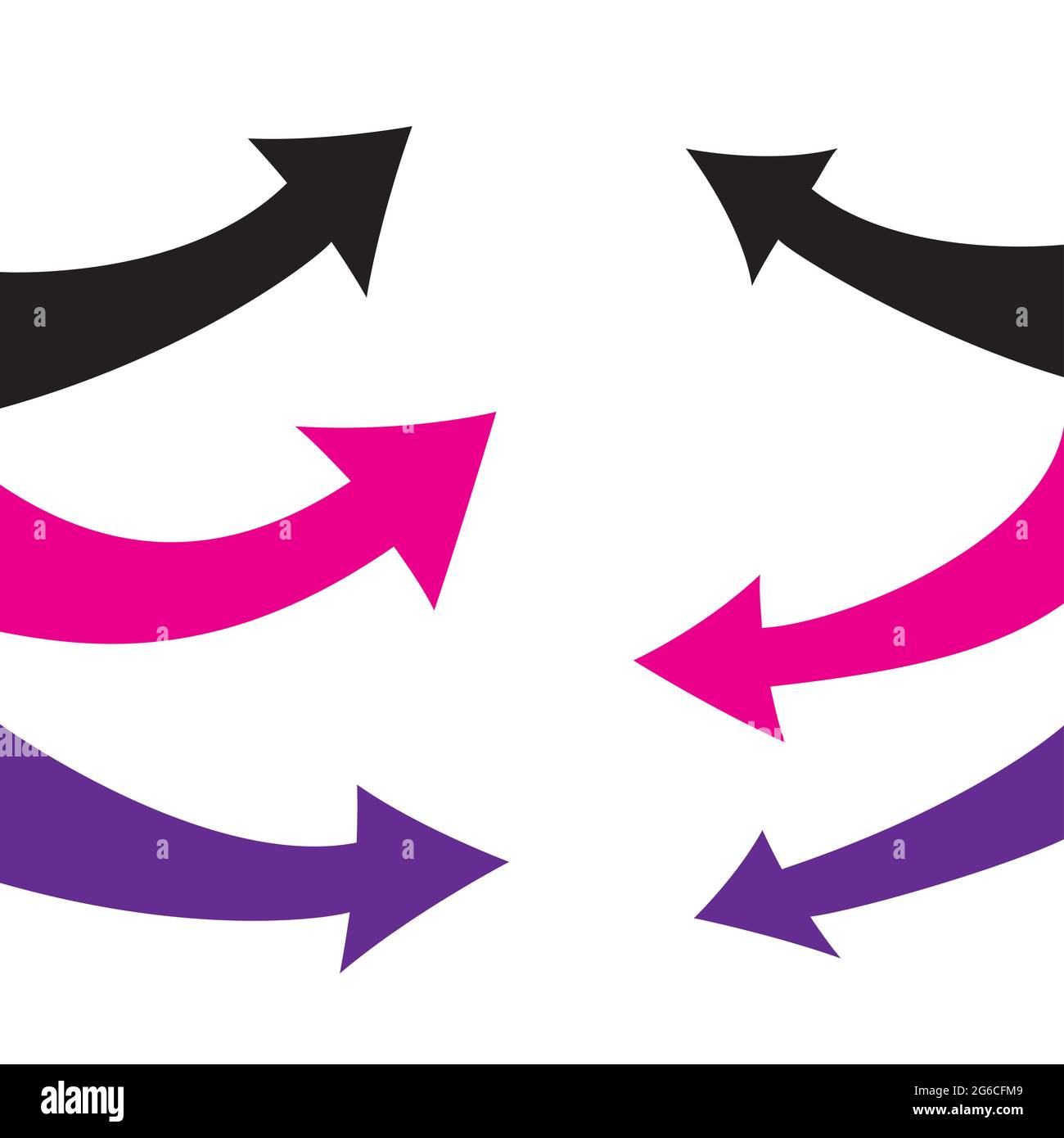 side arrows set on white background Stock Vector Image & Art - Alamy