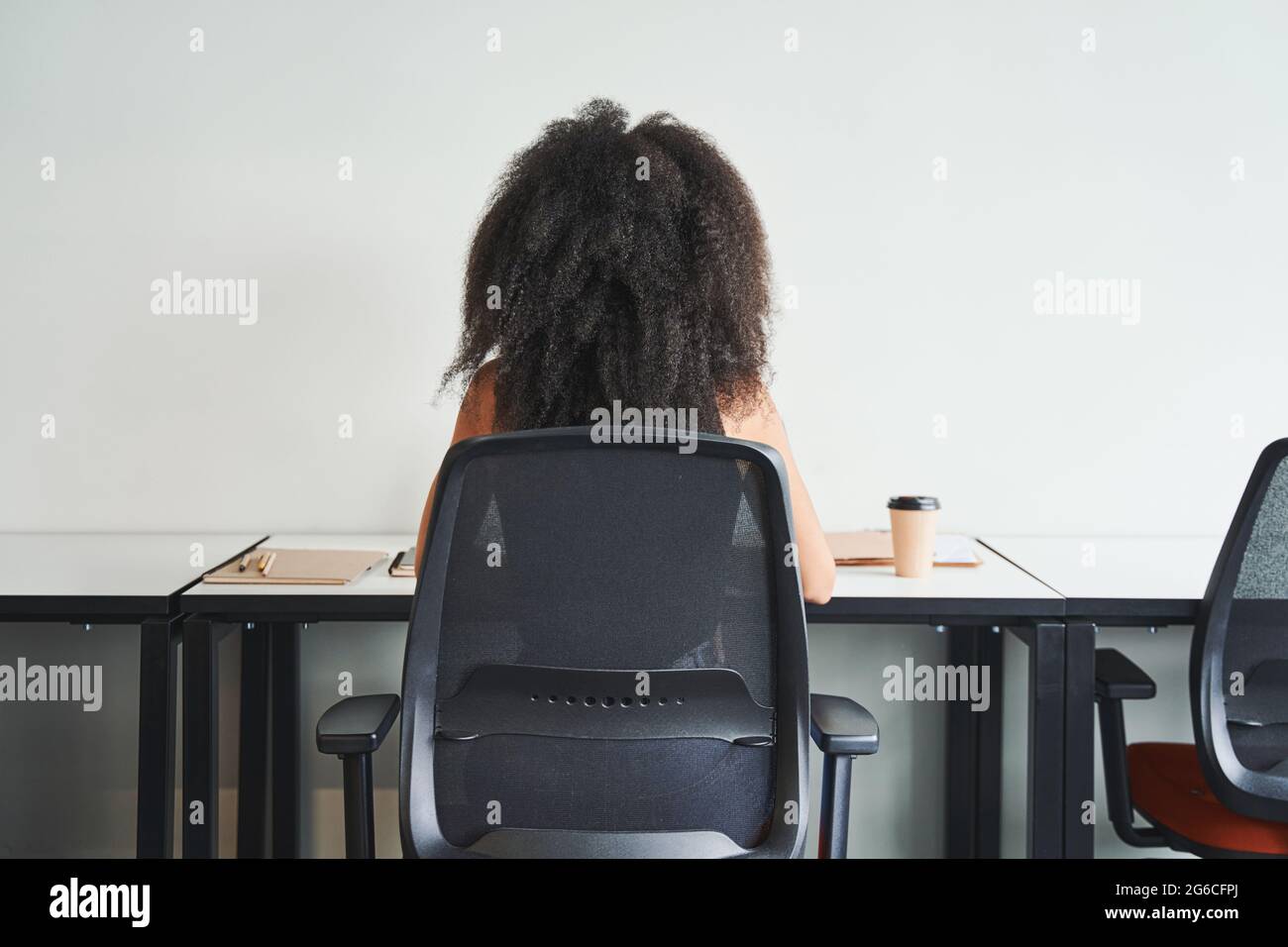 Back view young woman go hi-res stock photography and images - Alamy