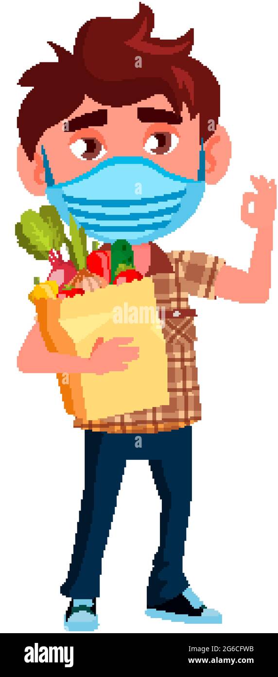 Child grocery bag Cut Out Stock Images & Pictures - Alamy