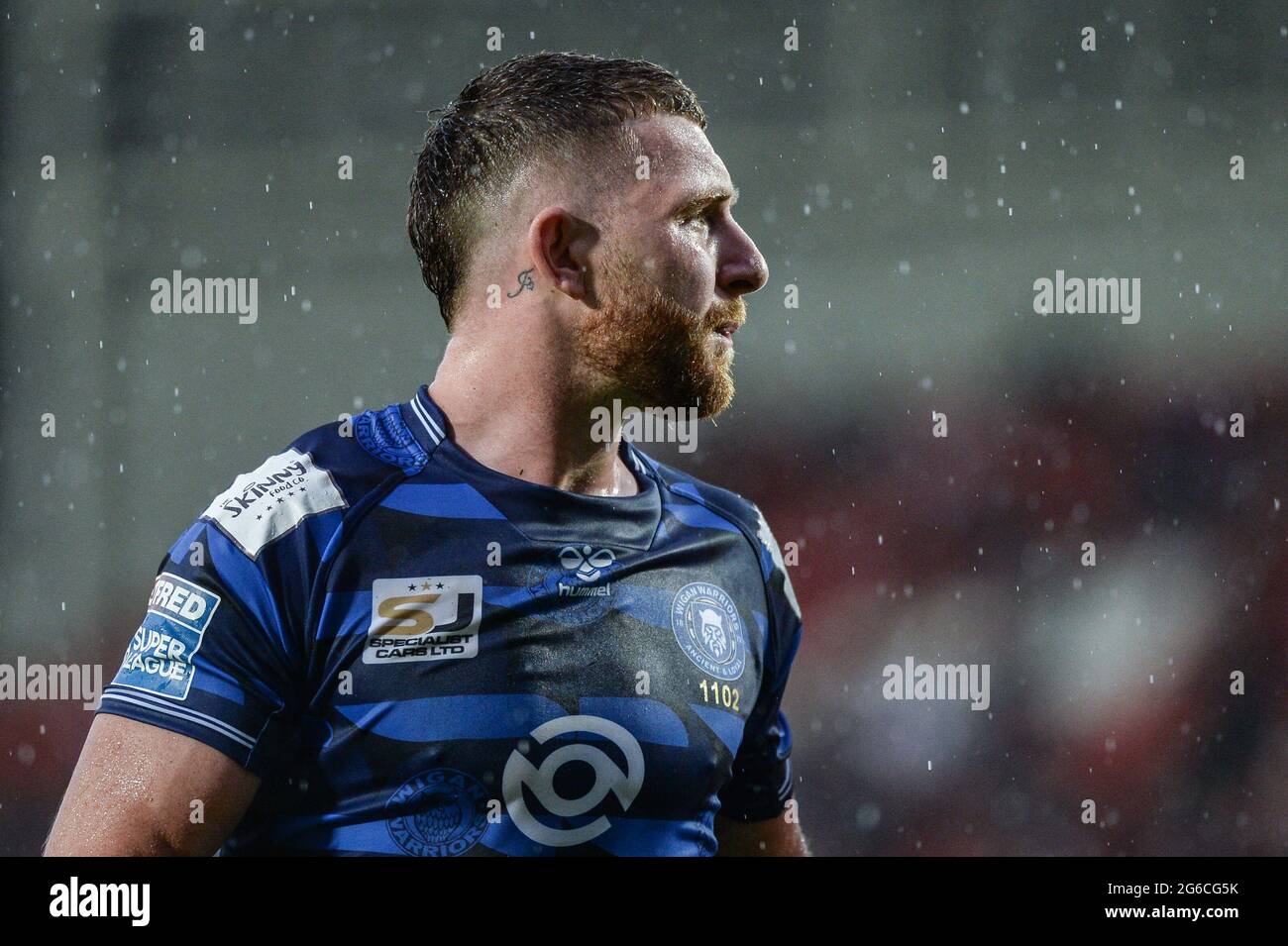 St. Helens, England - 3 July 2021 - Jackson Hastings of Wigan Warriors ...