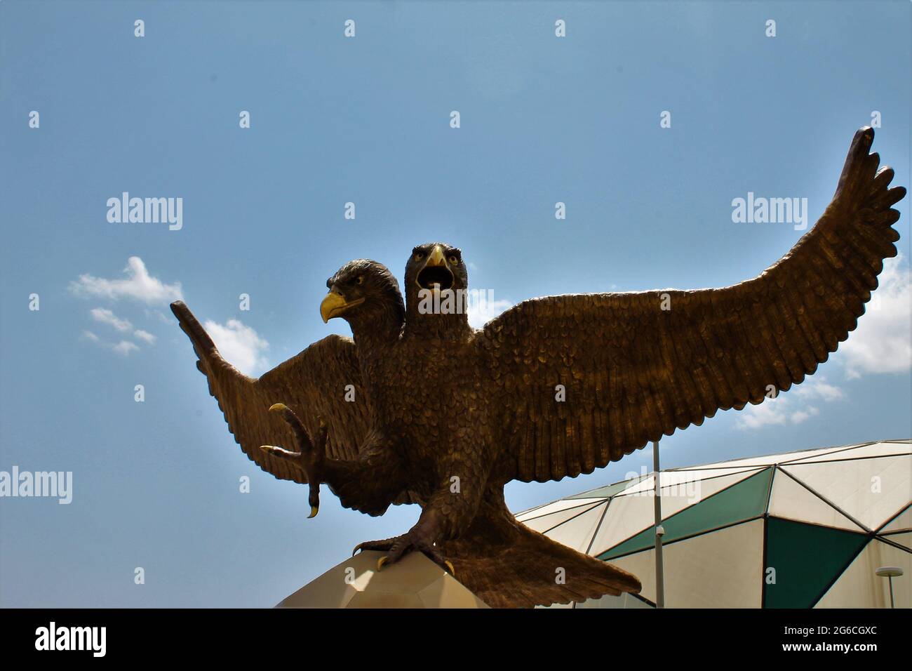 double headed eagle statue Stock Photo - Alamy