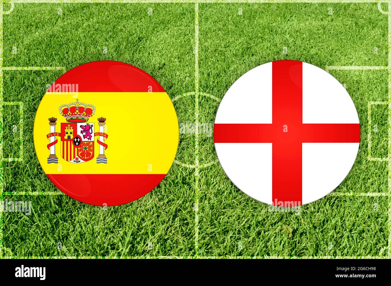 Spain vs england hi-res stock photography and images - Alamy