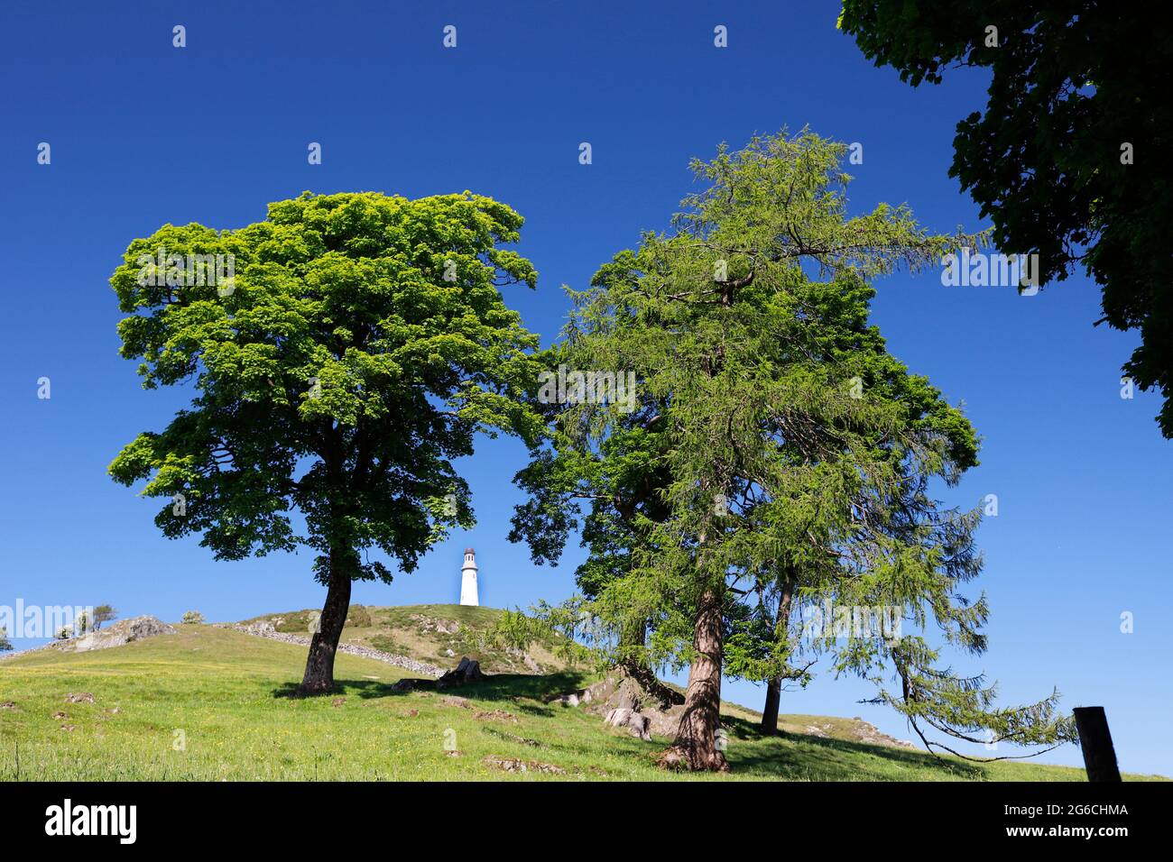 The Hoad monument, Ulverston, built in commemoration of Sir John Barrow ...