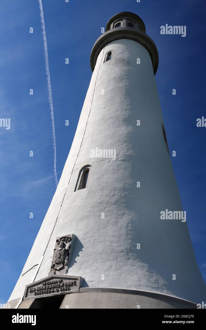 The Hoad monument, Ulverston, built in commemoration of Sir John Barrow ...