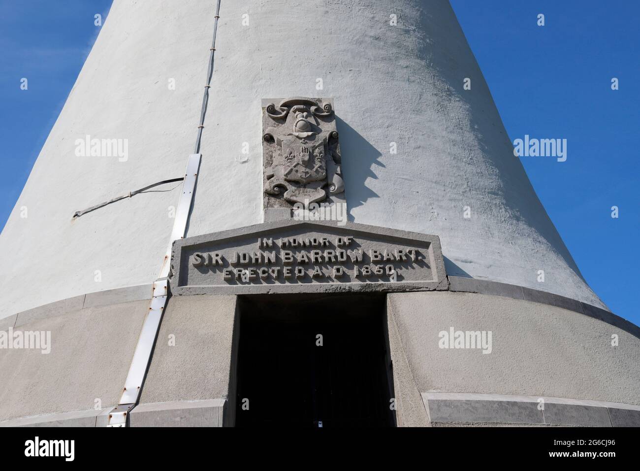 The Hoad monument, Ulverston, built in commemoration of Sir John Barrow ...