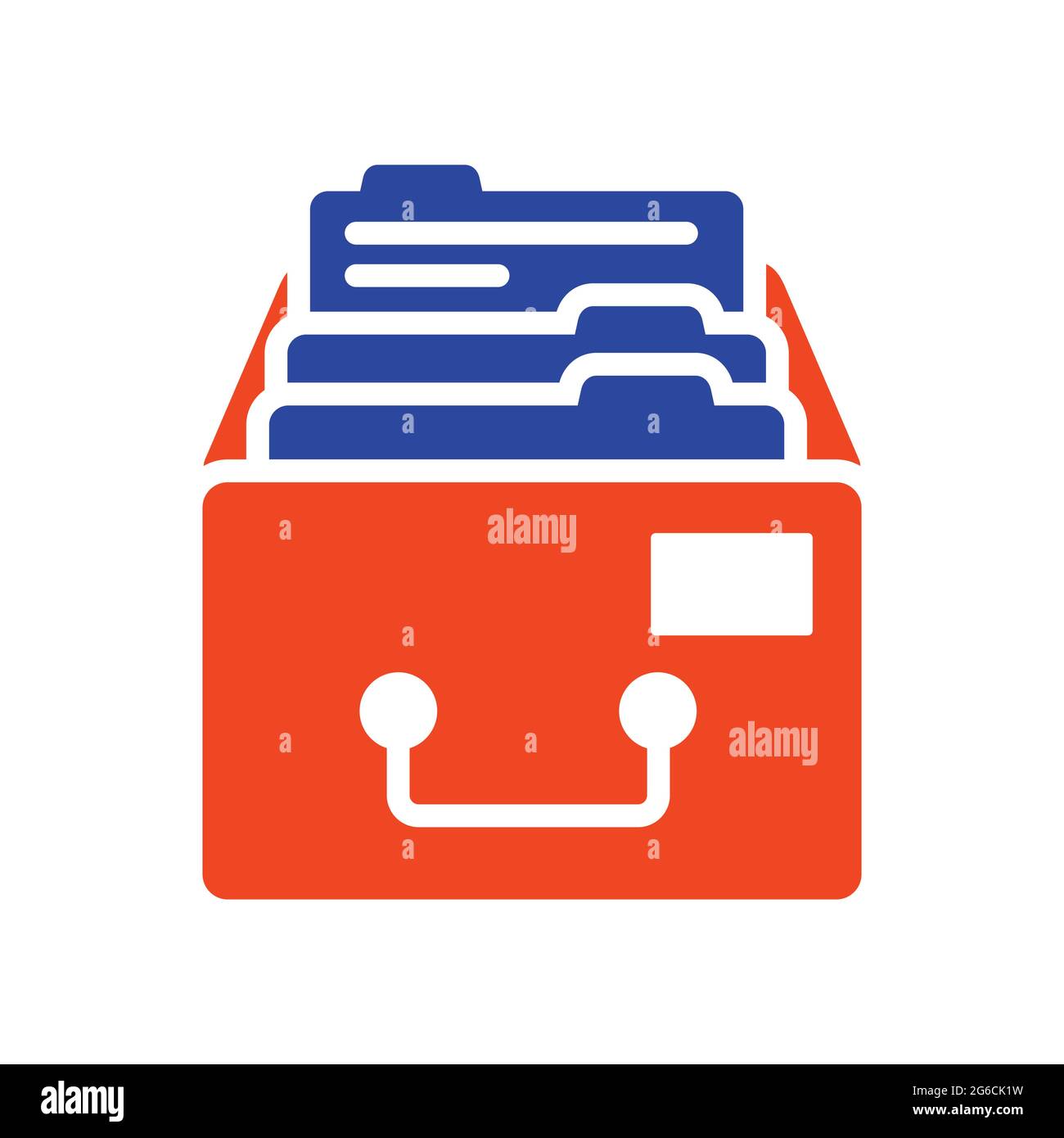 Filing Cabinet outline glyph icon. Workspace sign. Graph symbol for ...