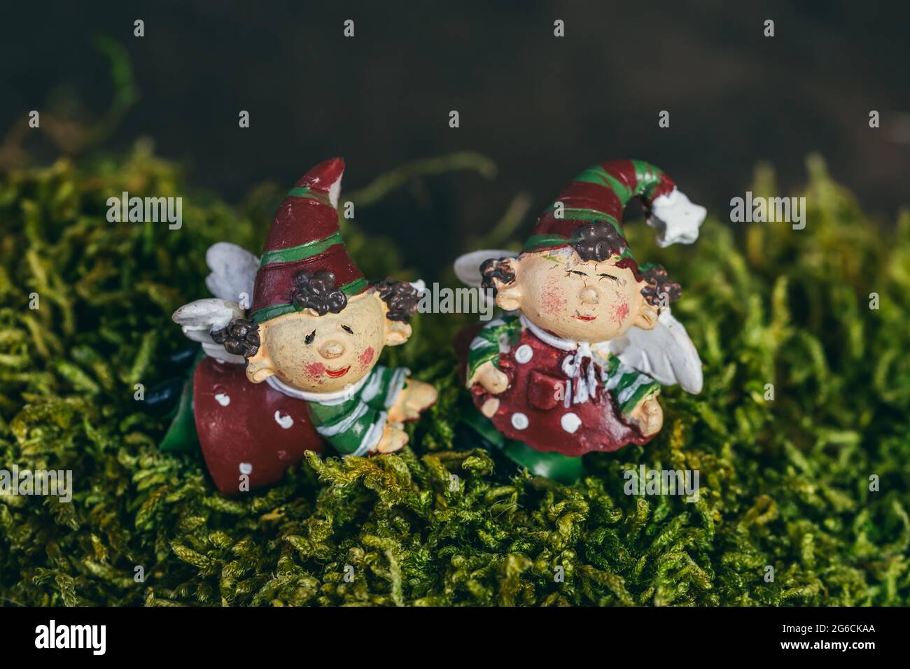 Cute christmas elves hi-res stock photography and images - Alamy