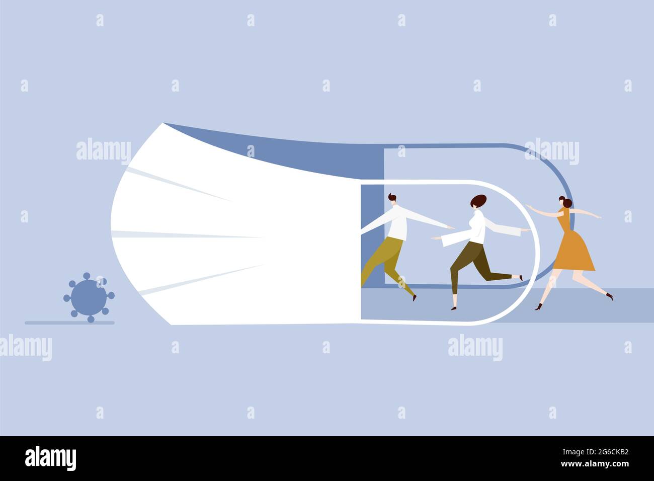 People running for cover Stock Vector Images - Alamy