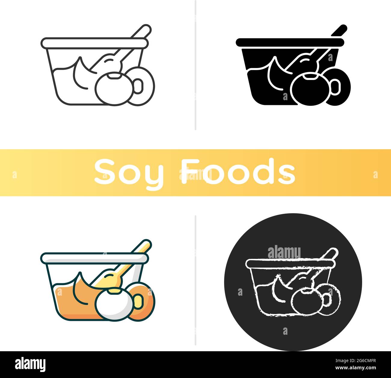 White miso Stock Vector Images - Alamy