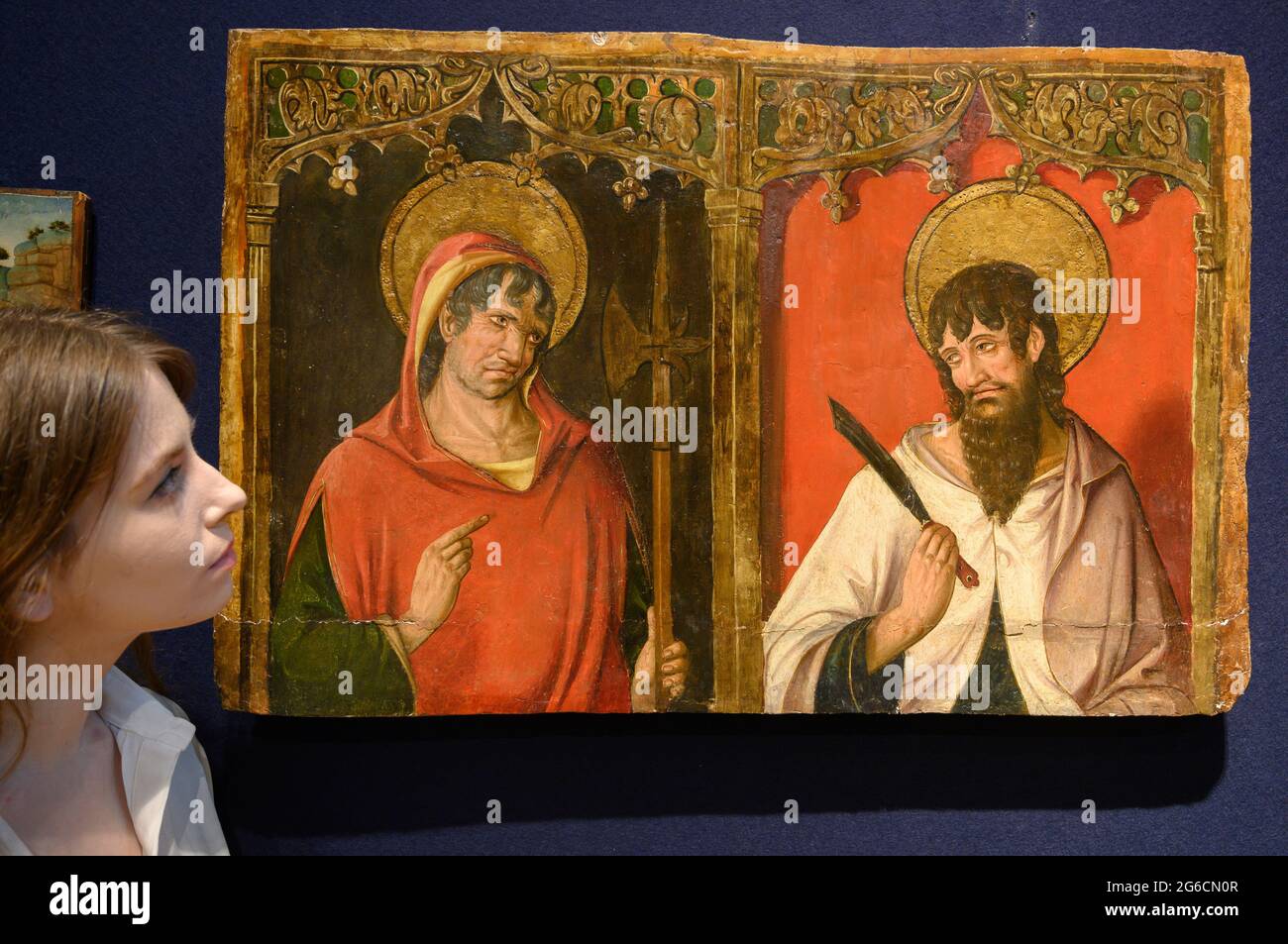 15th century paintings of saints hi-res stock photography and images ...