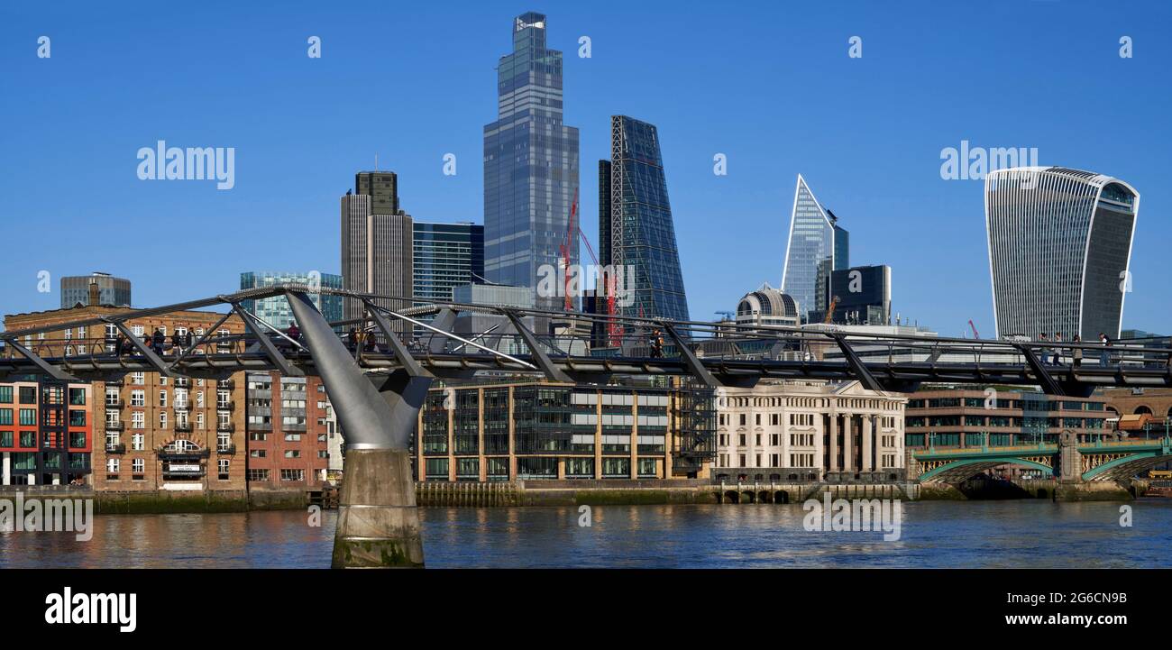 View from Bankside. 22 Bishopsgate, LONDON, United Kingdom. Architect ...